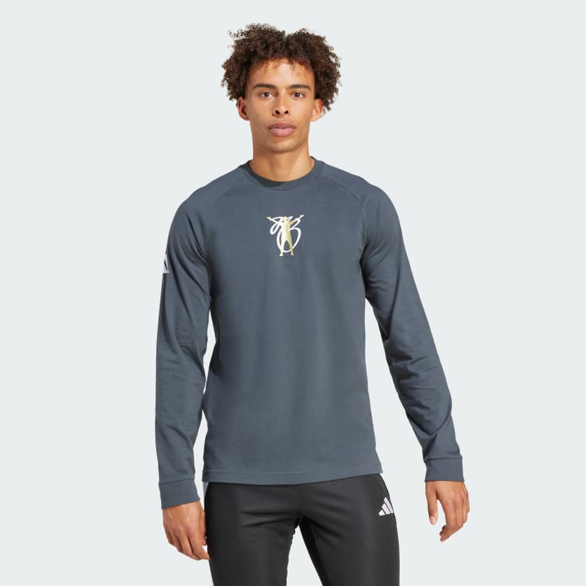 adidas Bellingham Long Sleeve Long-Sleeve Top - Grey | adidas UK