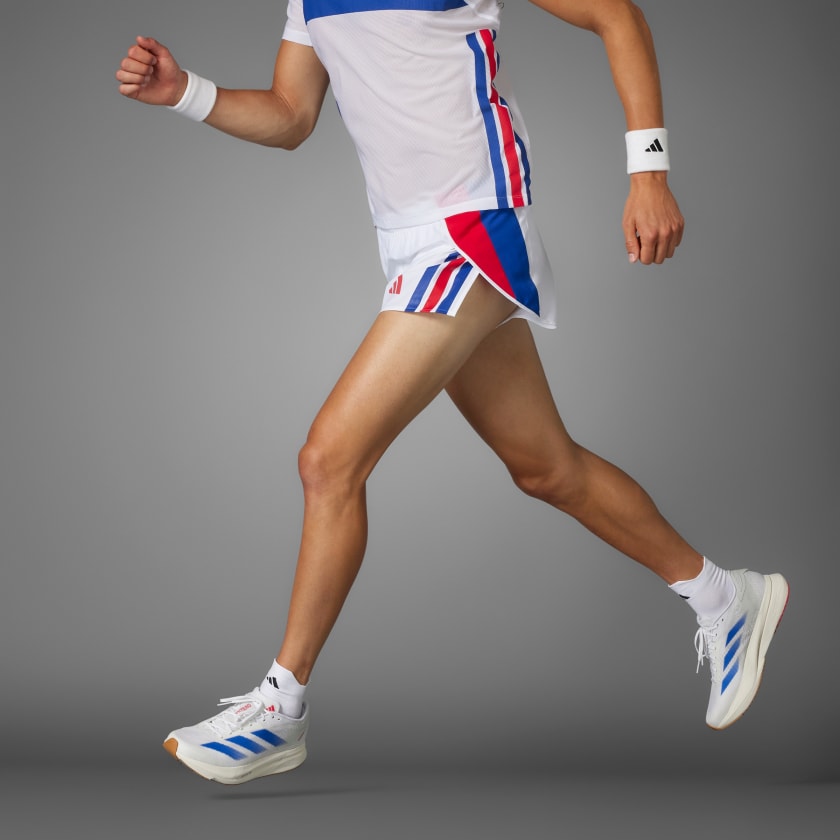 adidas Adizero Retro Running Shorts - White | adidas UK