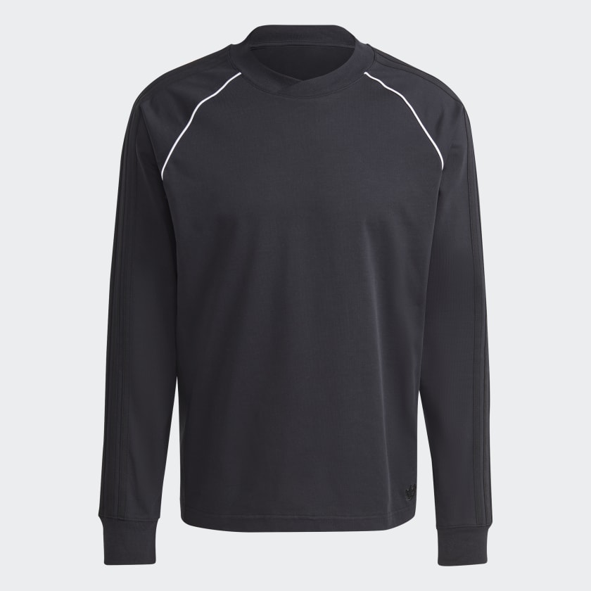 adidas Blue Version SST Long Sleeve Tee - Black | adidas Australia