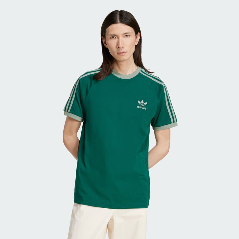 Camiseta Adicolor Classics 3-Stripes - Verde adidas | adidas Brasil
