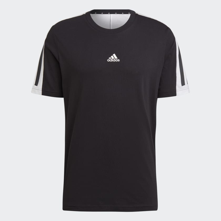 adidas Future Icons 3-Stripes Tee - Black | adidas Australia