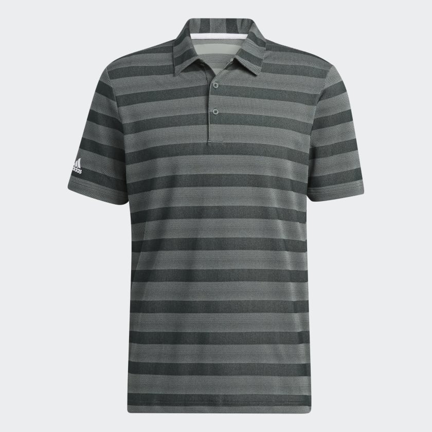 adidas Two-Color Striped Polo Shirt - Green | adidas Australia