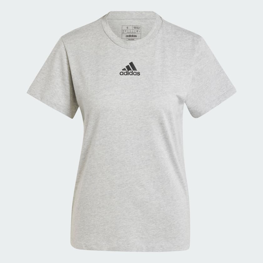 adidas W FRESH SS TEE - Grey | adidas UK