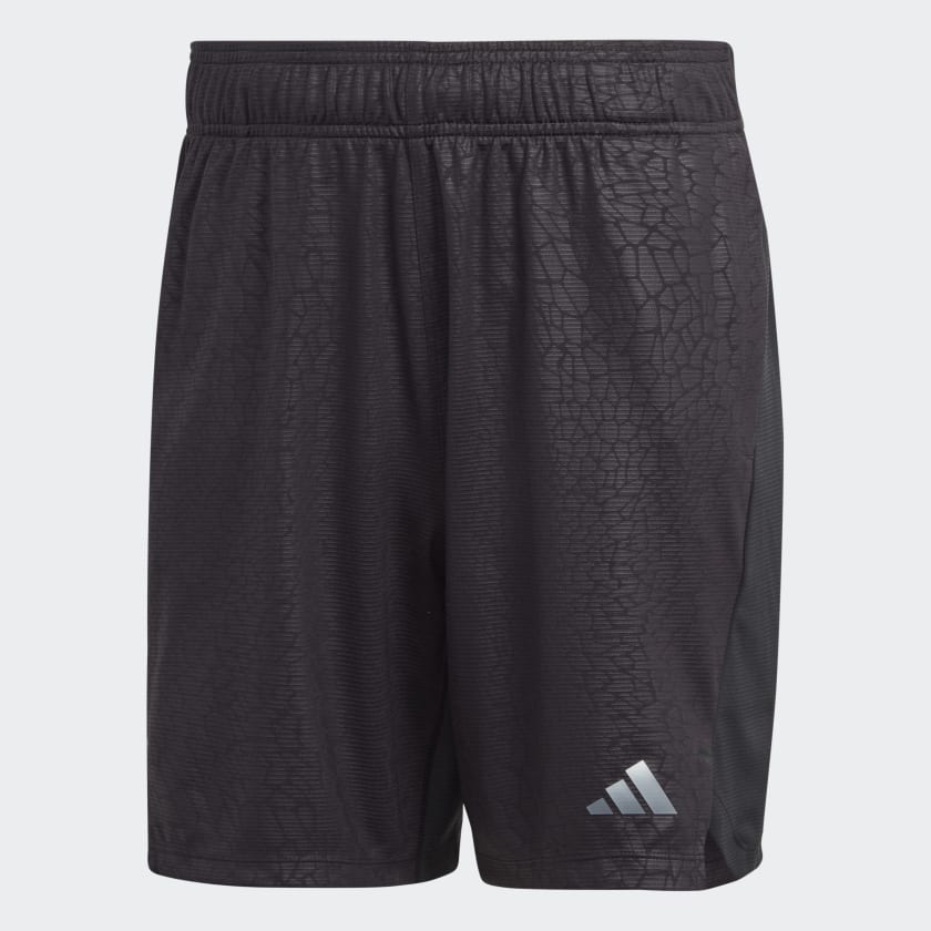 adidas Workout PU Print Shorts - Black | adidas Australia