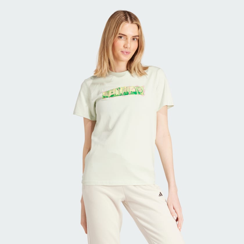 Camiseta Estampada Doodle - Verde adidas | adidas Brasil