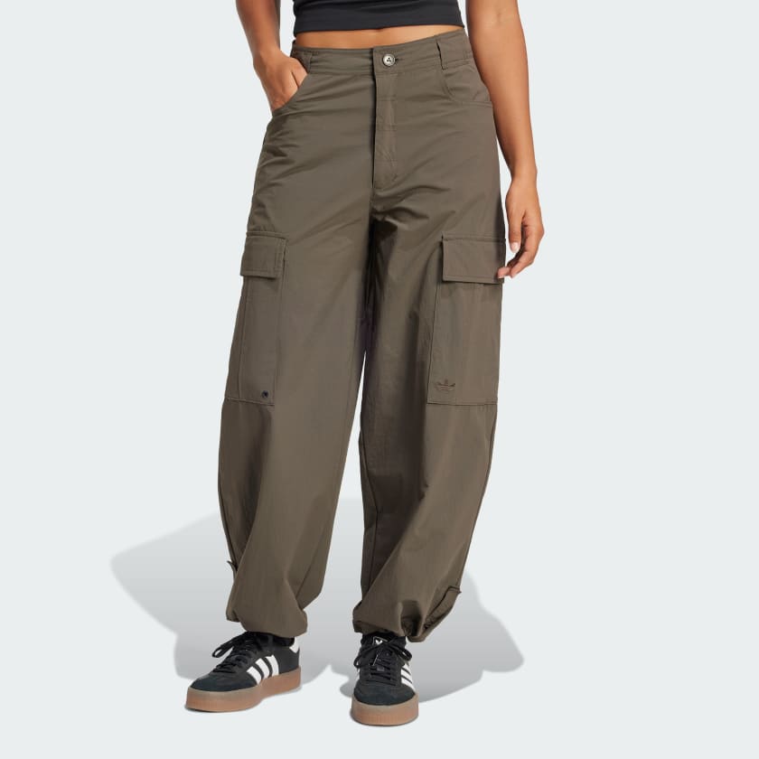 adidas Premium Essentials Cargo Pants - Green | adidas Australia