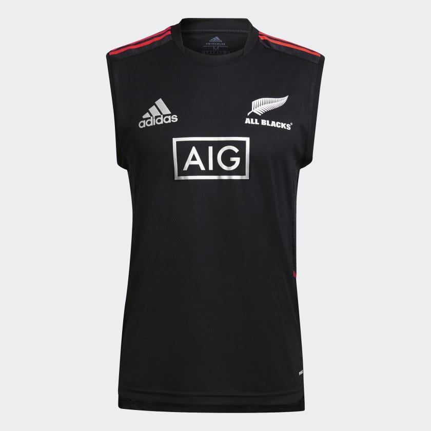 adidas All Blacks Rugby Performance Singlet - Black | adidas Australia