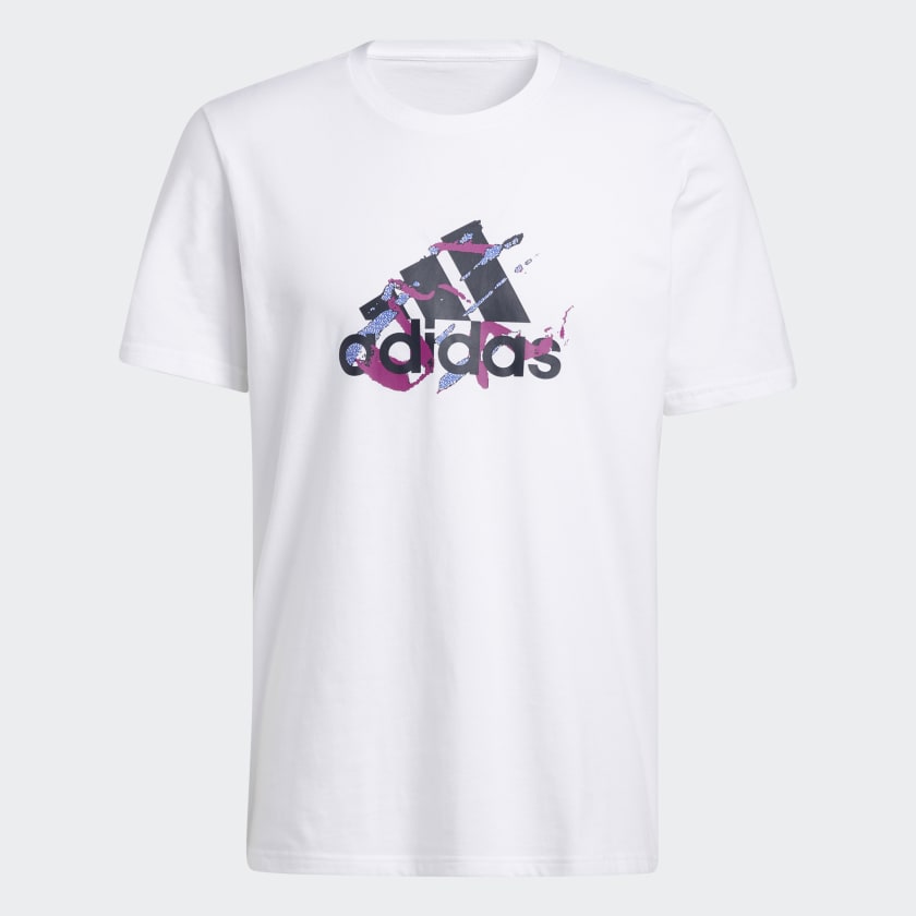 adidas Reverse Retro Aero 3-Stripes Graphic Tee - White | Free Shipping ...
