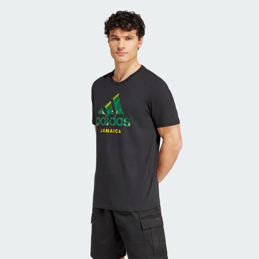 adidas Jamaica Seasonal Graphic T-Shirt - Multicolour | adidas UK
