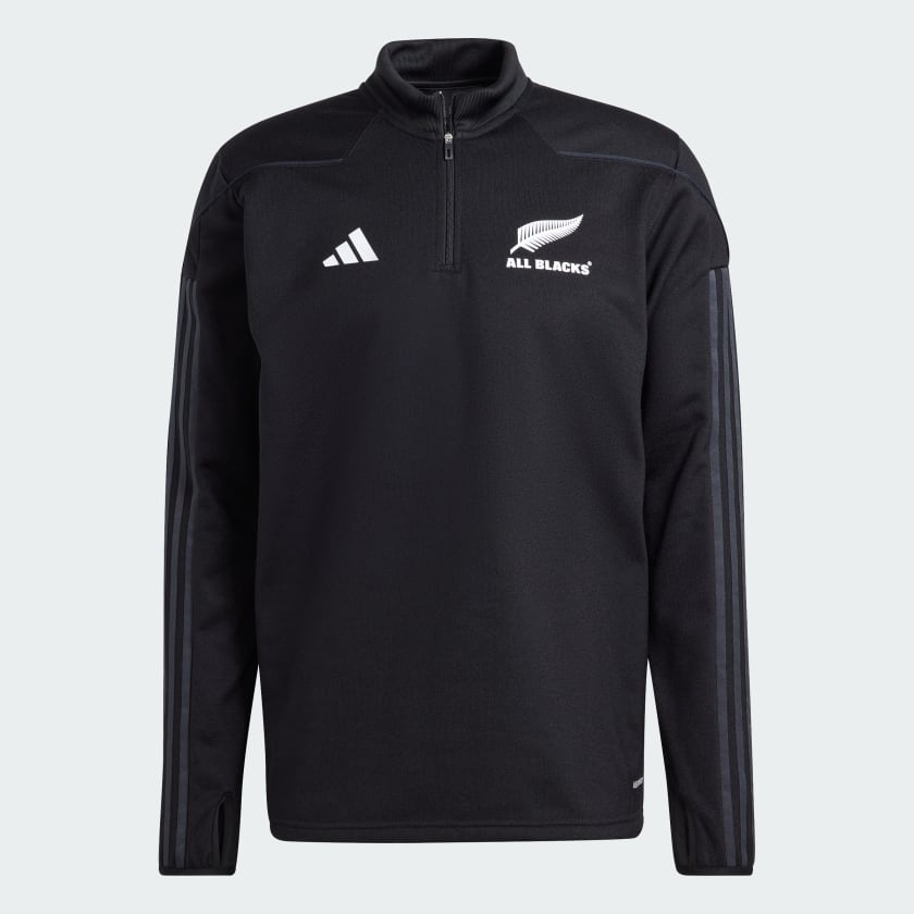 adidas All Blacks AEROREADY Warming Long Sleeve Fleece Top - Black ...