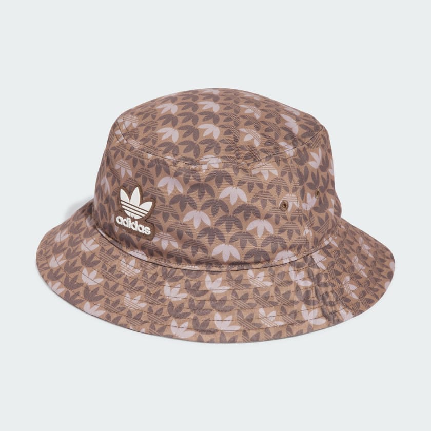 Chapéu Bucket Monogram - Marrom adidas | adidas Brasil