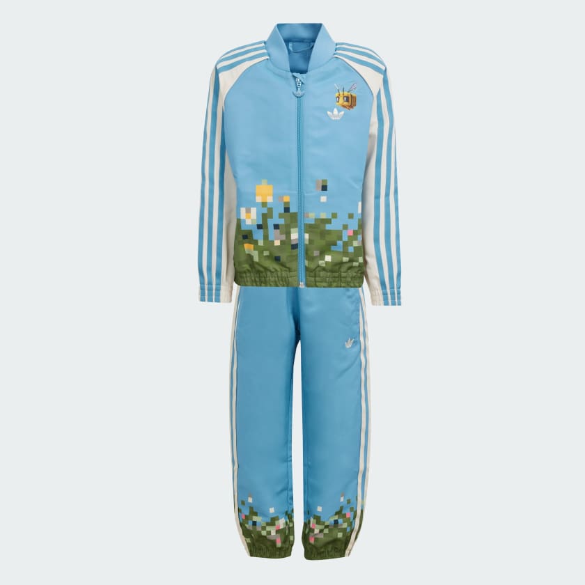 adidas Originals x Minecraft Track Suit Set - Blue | adidas Australia