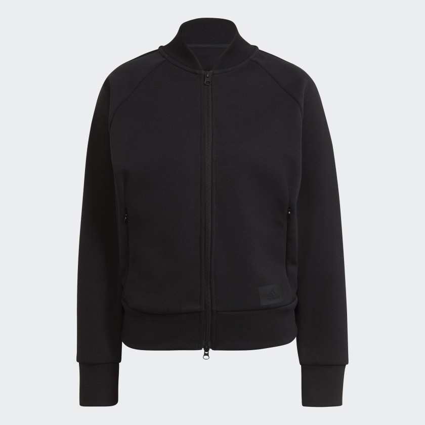 adidas Future Icons Logo Graphic Bomber Jacket - Black | Free Shipping ...