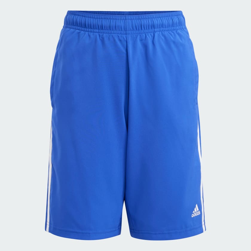 adidas Essentials 3-Stripes Woven Shorts - Blue | adidas Australia