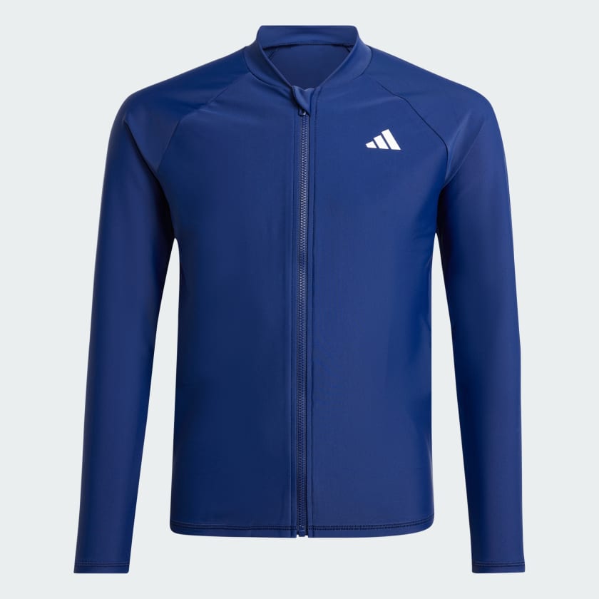 adidas Long Sleeve Rash guard Kids - Blue | adidas UK
