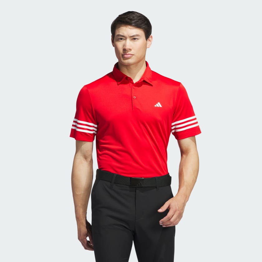 adidas 3-Stripes Polo Shirt - Red | adidas Australia