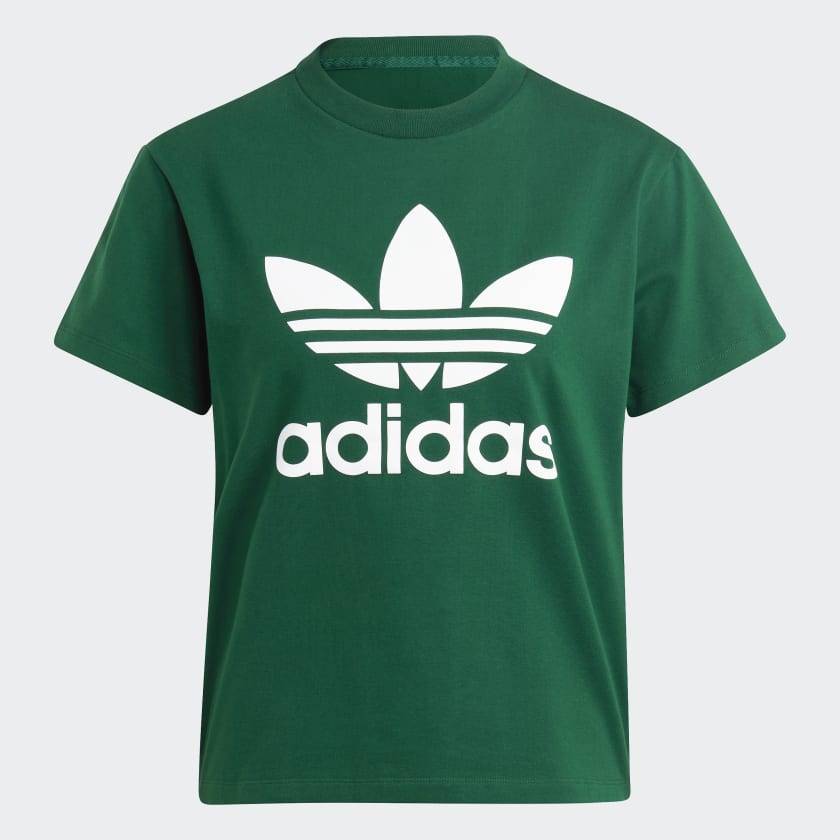 adidas Adicolor Classics Trefoil Tee - Green | Free Shipping with ...