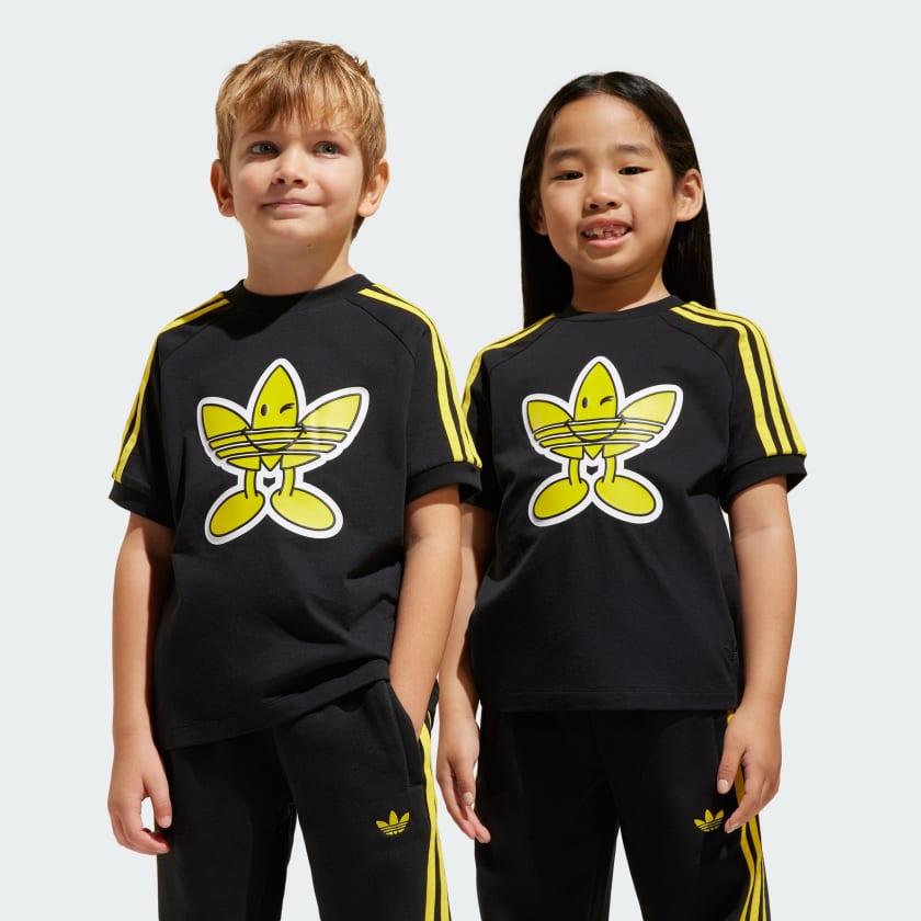 adidas Originals x Smiley World Kids T-Shirt - Schwarz | adidas Deutschland