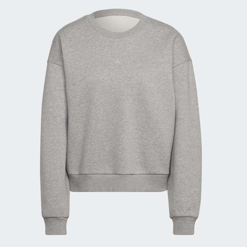adidas Women's Training ALL SZN Fleece Sweatshirt - Grey adidas Women's Training ALL SZN Fleece Sweatshirt - Grey