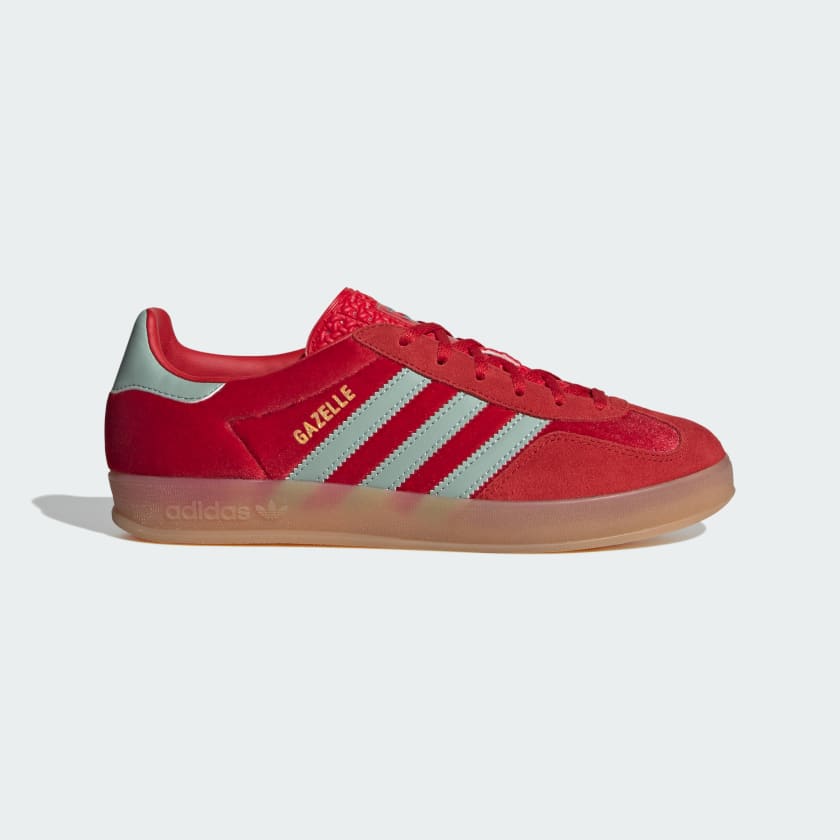 Tênis Gazelle Indoor - Vermelho adidas | adidas Brasil