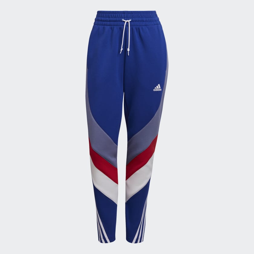 adidas Colorblock Pants - Blue | Free Shipping with adiClub | adidas US