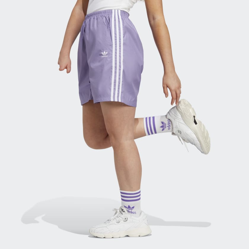 Shorts Adicolor Classics Ripstop - Roxo adidas | adidas Brasil