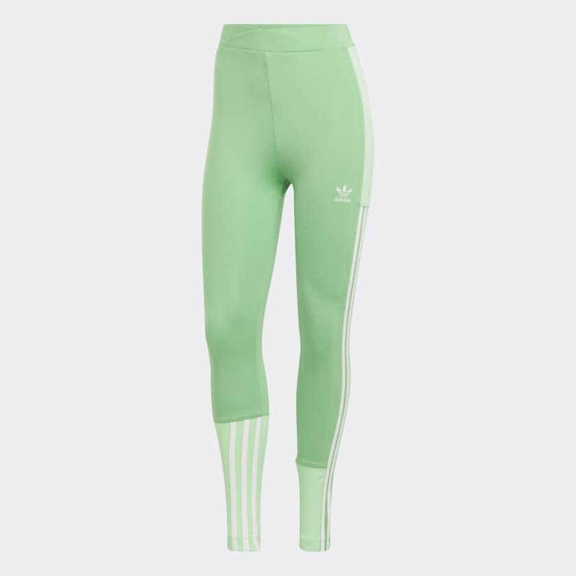 adidas Adicolor Leggings - Green | Women's Lifestyle | adidas US