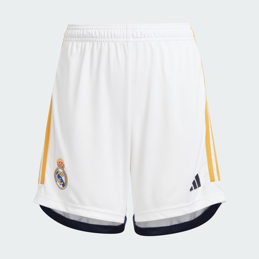 Shorts 1 Infantil Real Madrid 23/24 - Branco adidas | adidas Brasil