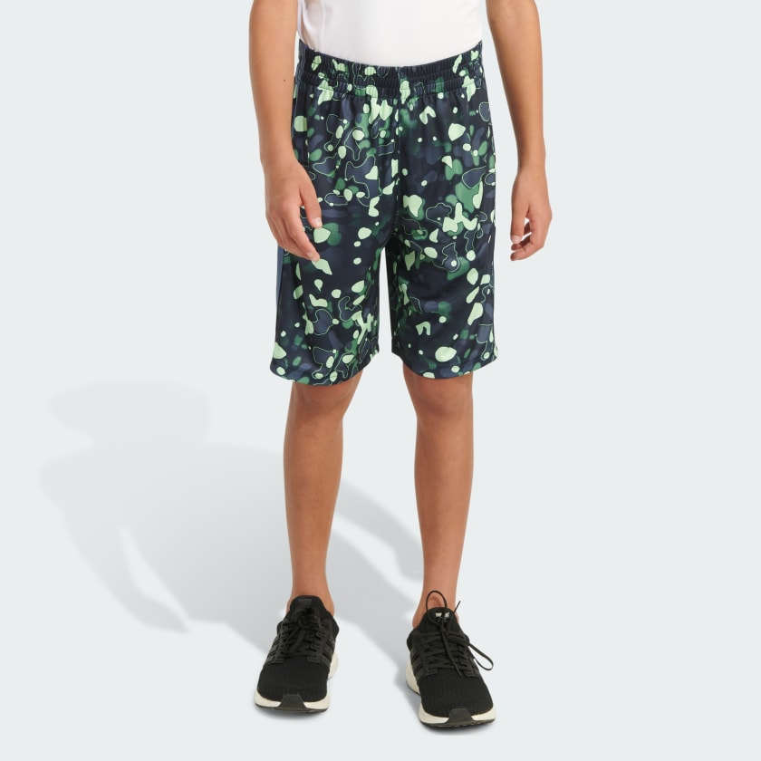 adidas All Over Print Camo Short - Blue | Free Shipping with adiClub ...