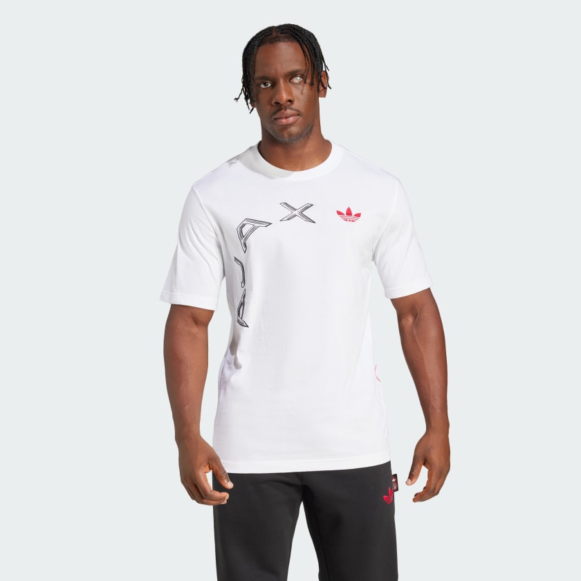 adidas Ajax Amsterdam Graphic T-Shirt - White | adidas UK