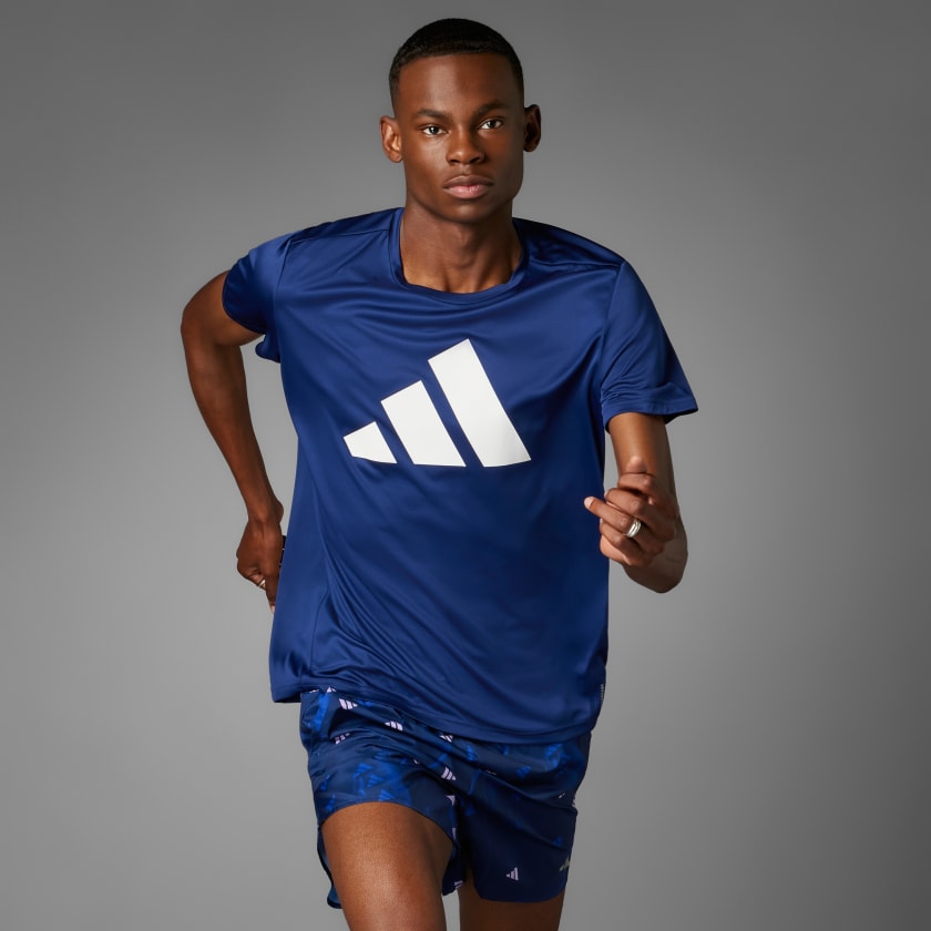 Camiseta Run It - Azul adidas | adidas Brasil