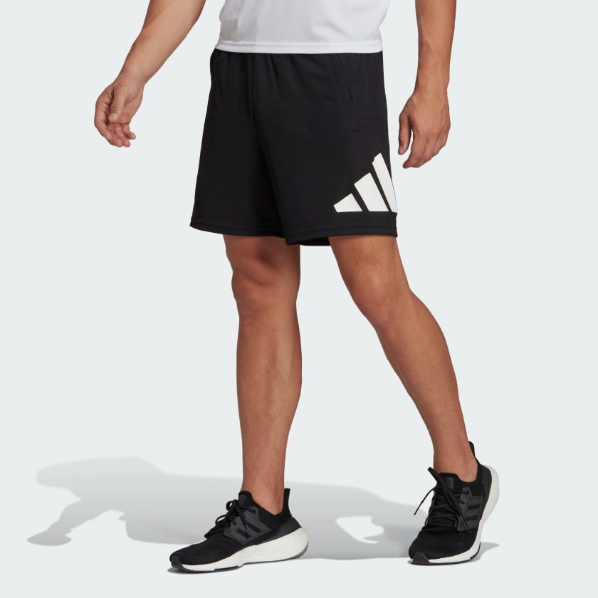 adidas Train Essentials Logo Training Shorts - Black from adidas UK
