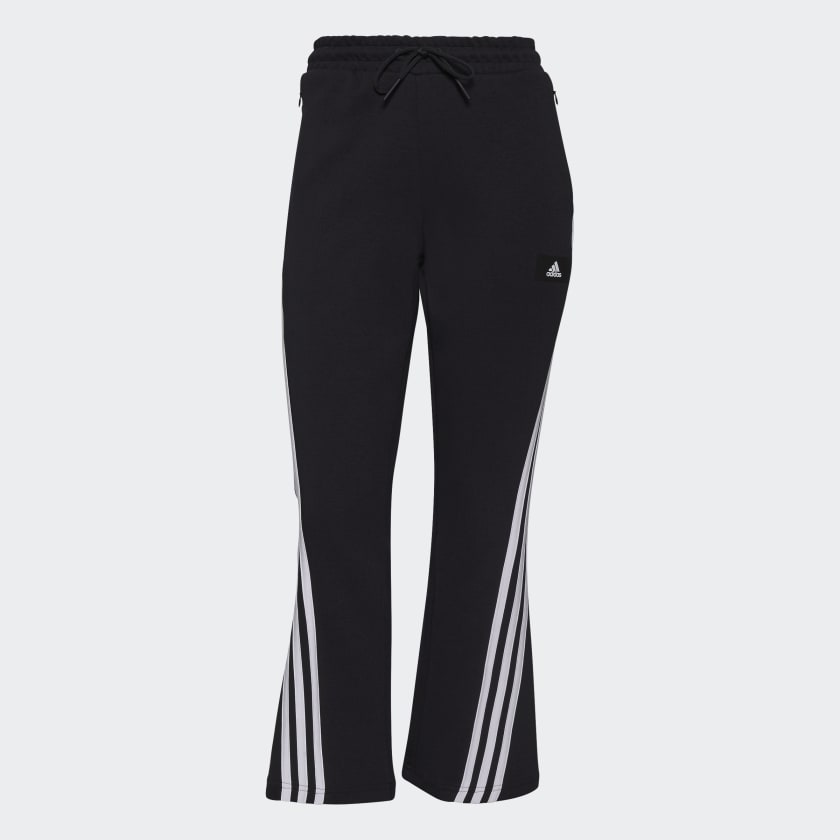 adidas Sportswear Future Icons 3-Stripes Flare Pants - Black | adidas ...