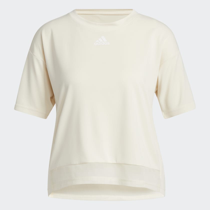 adidas Training HEAT.RDY Mesh Tee - White | Free Shipping with adiClub ...