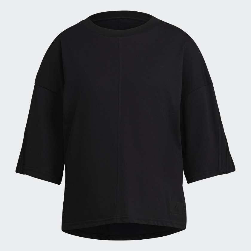 adidas Future Icons 3-Stripes Tee - Black | Free Shipping with adiClub ...