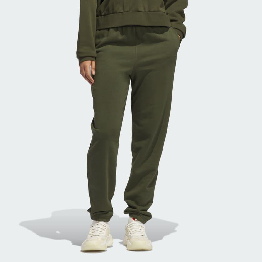 adidas Select AWB French Terry Sweatpants - Green | Free Shipping with ...