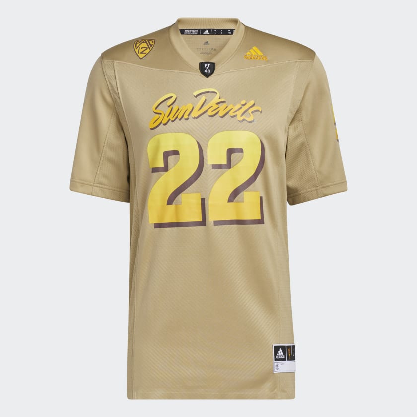 adidas Arizona State University ‘Rising Devils’ Jersey - Beige | Men's ...