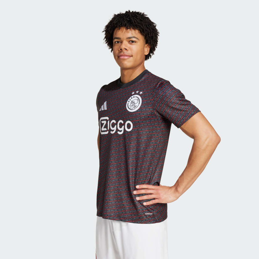 Ajax Amsterdam Pre-Match Jersey, Black | adidas UK