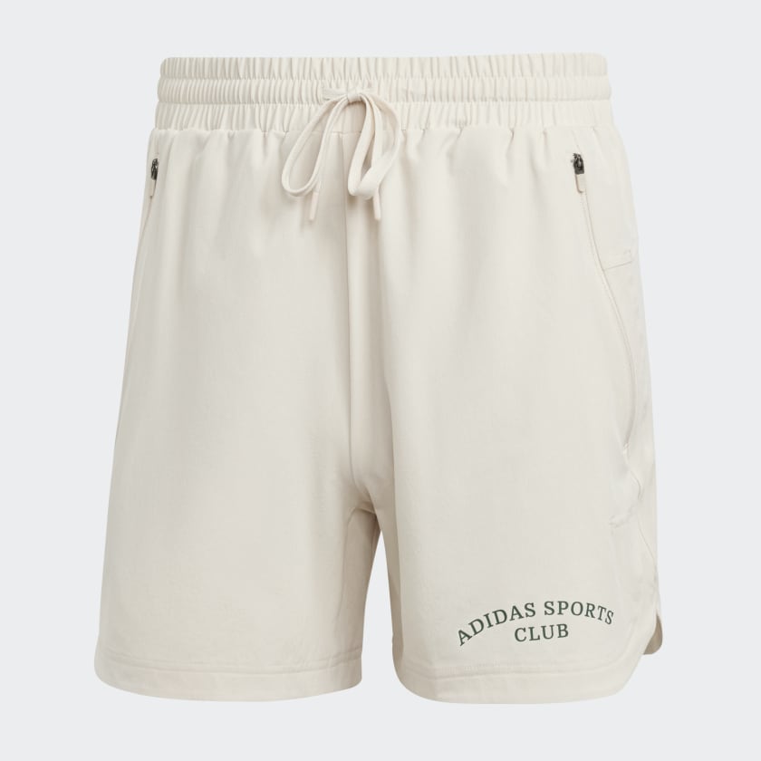 adidas Sports Club Graphic Shorts - Beige | adidas Australia