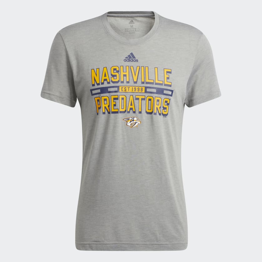 adidas Predators Blended Tee - Grey | Men's Hockey | adidas US