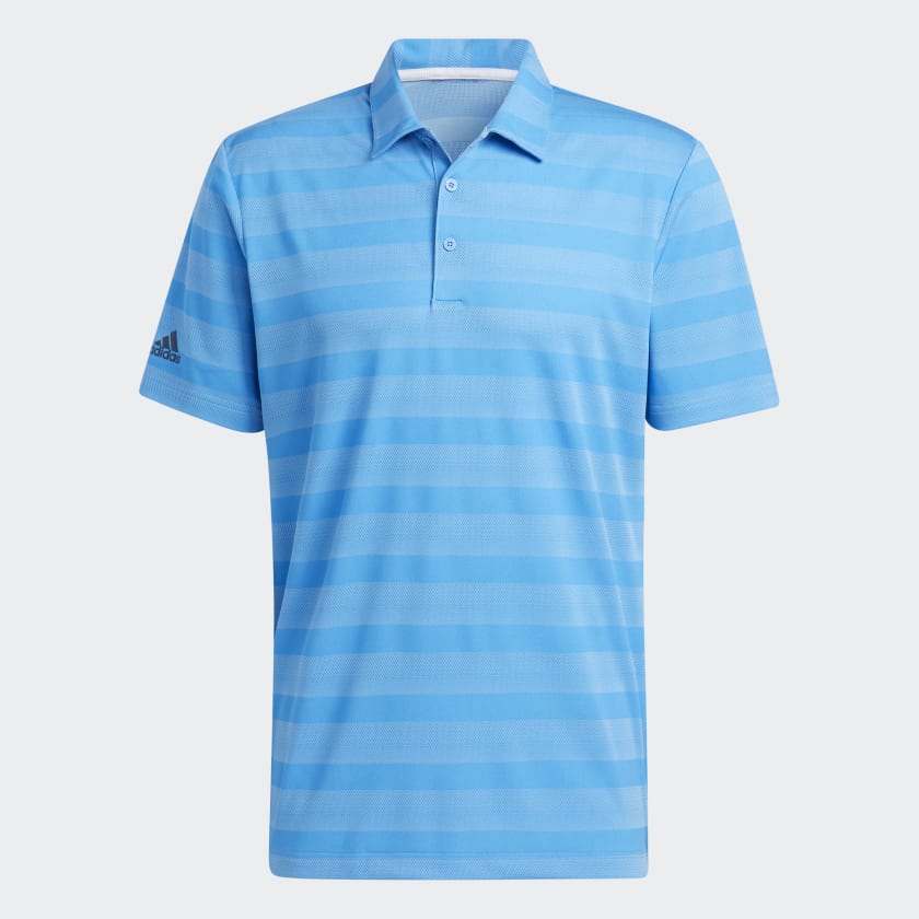 adidas Two-Color Striped Polo Shirt - Blue | adidas Australia