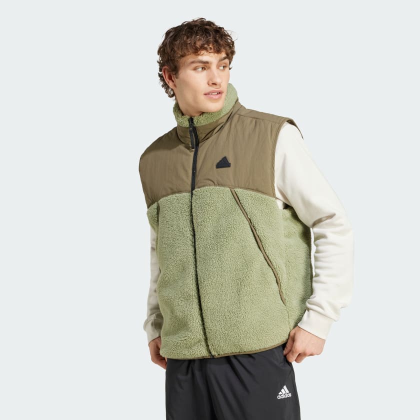 City Escape Reversible Vest, Green - Coverage | adidas UK
