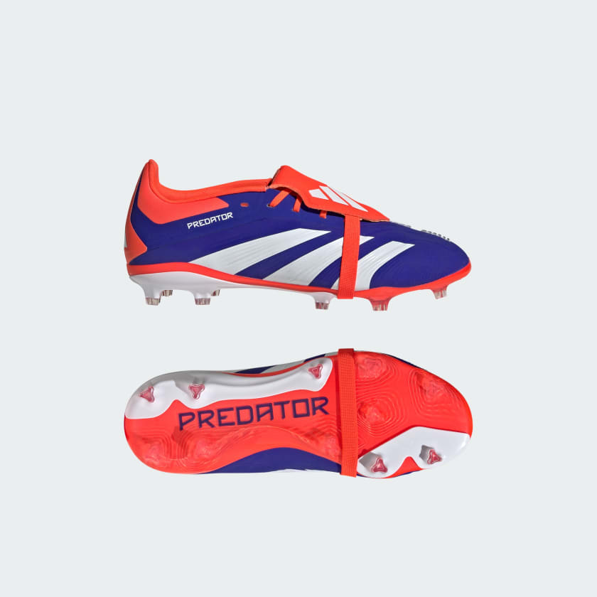 Chuteira Predator Elite Fold-Over Campo Infantil - Azul adidas | adidas Brasil
