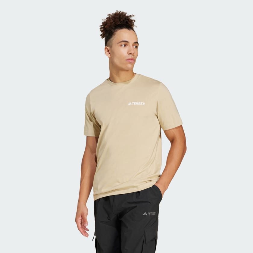 Camiseta Estampada Terrex - Bege adidas | adidas Brasil
