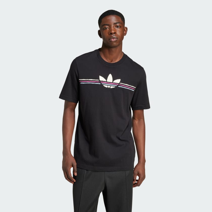 Camiseta Estampada Logo '80s - Preto adidas | adidas Brasil