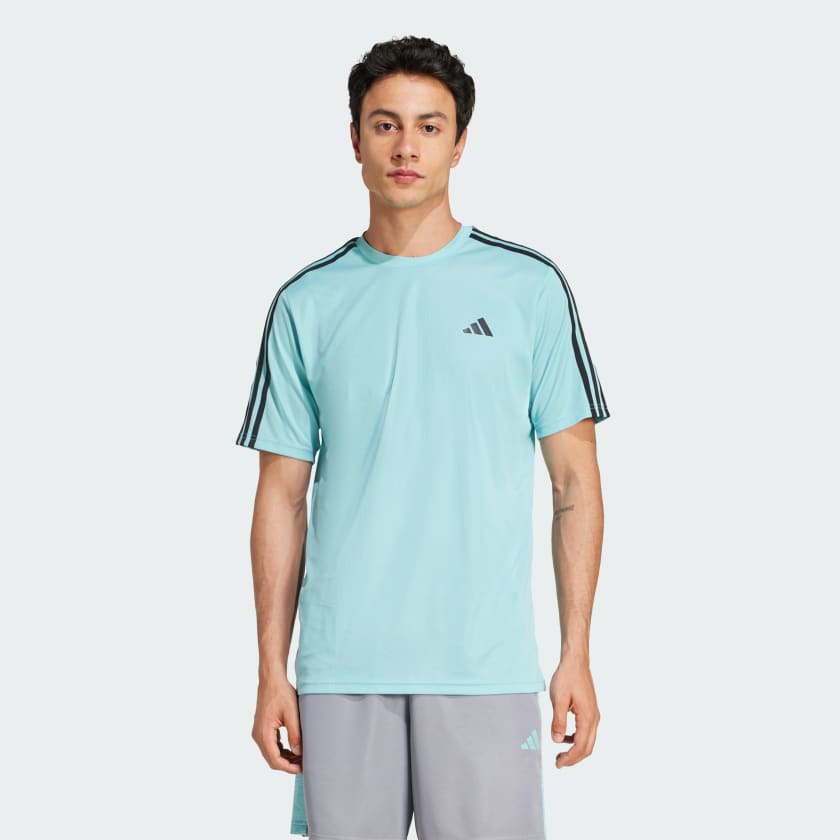 Camiseta Treino Train Essentials 3-Stripes - Turquesa adidas | adidas ...