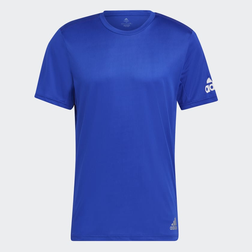 adidas RUN IT TEE - Blue | adidas Australia