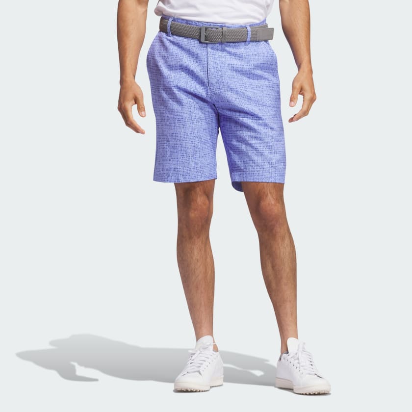 adidas Ultimate365 Printed Golf Shorts - Blue | Free Shipping with ...