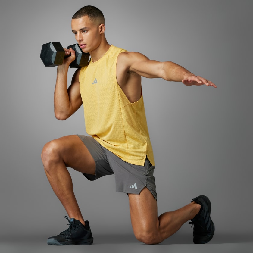 adidas Designed for Training HIIT Workout HEAT.RDY Print Tank Top ...