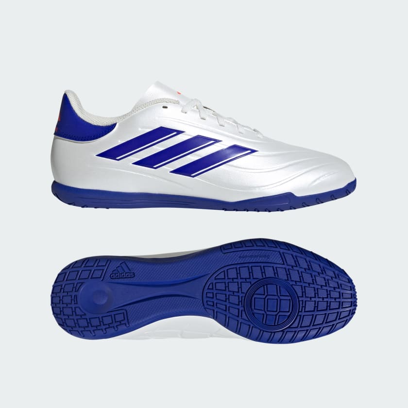 Chuteira Copa Pure 2 Club Futsal - Branco adidas | adidas Brasil